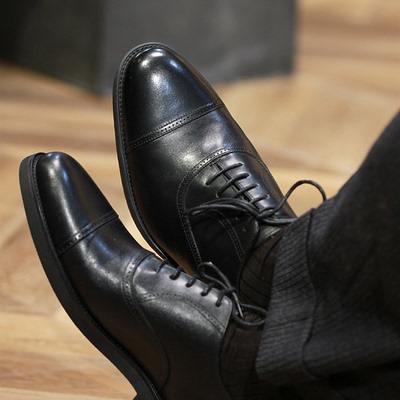 ZEYIMAKE牛津鞋商务三接头