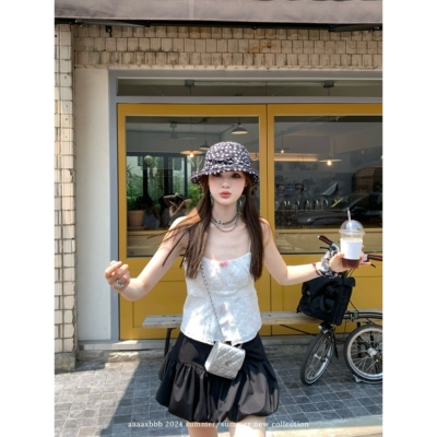 aaaaxbbb纯欲吊带内搭背心上衣女