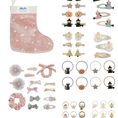 童心家现货mimi lula aw25新款节日女童搞怪万圣节发夹发箍圣诞节