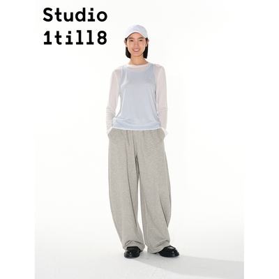 Studio1till8假两件长袖T恤