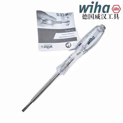 德国威汉wiha进口250V测电笔电工一字电笔34745螺丝批255-11