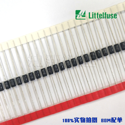 P6KE18CA 双向 TVS瞬态抑制二极管 600W 18V D0-15直插 原装力特