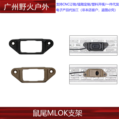 【AXON SL鼠尾MLOK 尼龙支架】简易模块/AXON SL鼠尾20mm转mlok