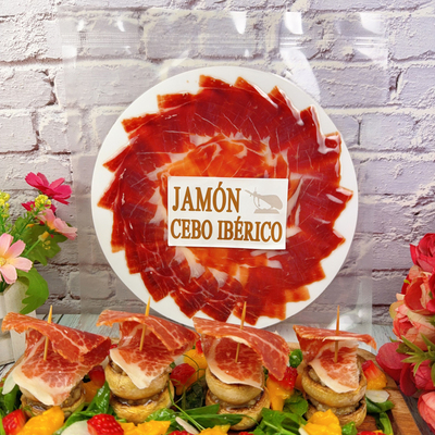 西班牙伊比利亚白标手工火腿切片50g开袋即食生吃三明治披萨沙拉