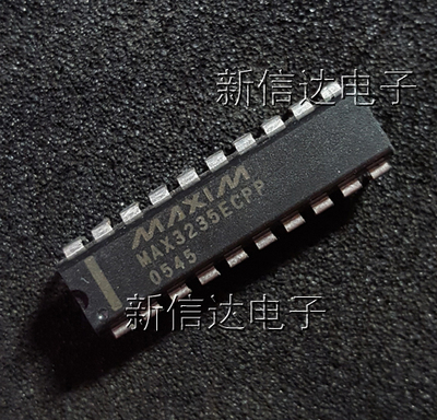 MAX3235ECPP   原码进口芯片  自家现货测试好  【直插DIP20】