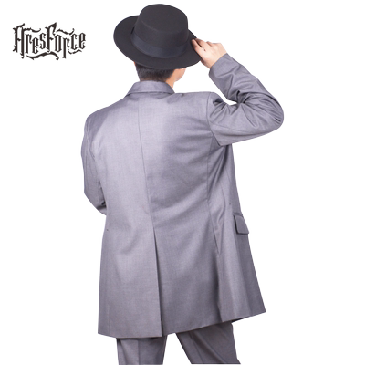 纯色popping机械舞表演西装西服