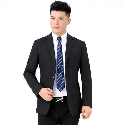 套春秋季士外羊毛呢9809-Q9西装中年商务闲夹男克外休套单西服男