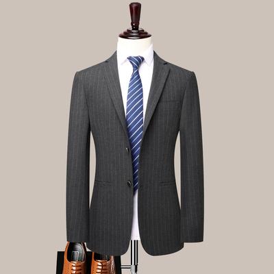 新款英伦服风士格子E-8963西装休外套男套装礼商务闲职业结婚西装