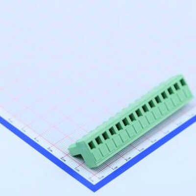 WJ2EDGK-5.08-15P 插拔式接线端子 1x15P 5.08mm 排数:1 每排P数: