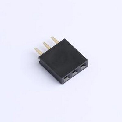 CSHA101-0302A001R1AA 排母 1x3P 间距:2.54mm 直插 插件,P=2.54m