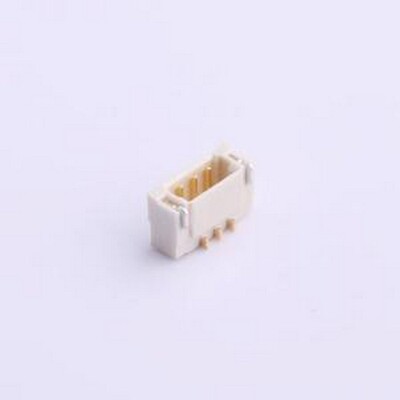 X0800WRS-03HF-LPV01 线对板针座 1x3P 间距:0.8mm 卧贴 SMD,P=0.