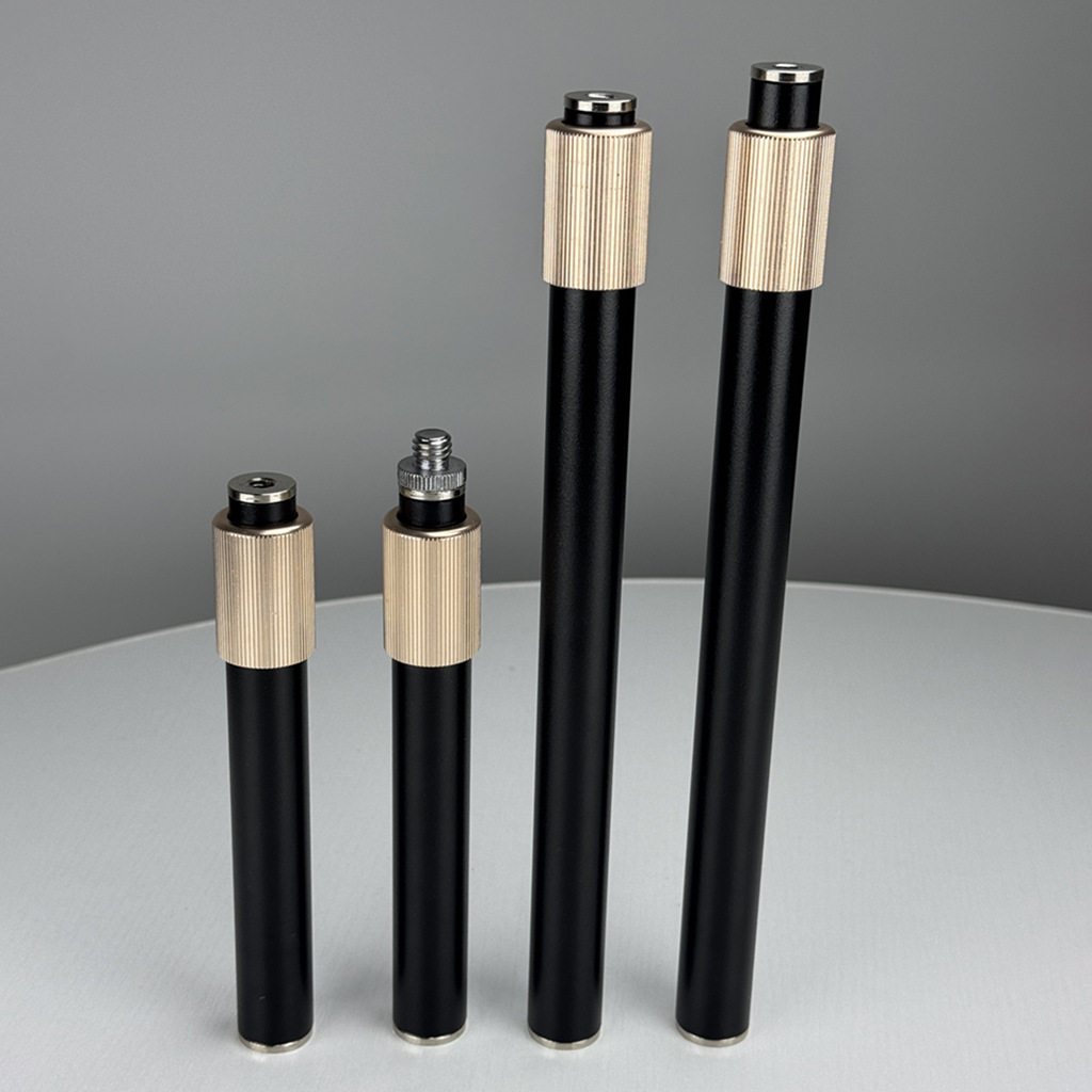 手机直播支架金属延长杆伸缩调节三脚架吸盘车载自拍杆加长杆1/4