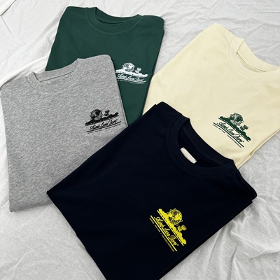 潮牌Aime Leon Dore美式徽标印花ALD高街宽松INS上衣T恤纯棉短袖