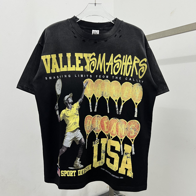 ValeForever美式夏季网球印花