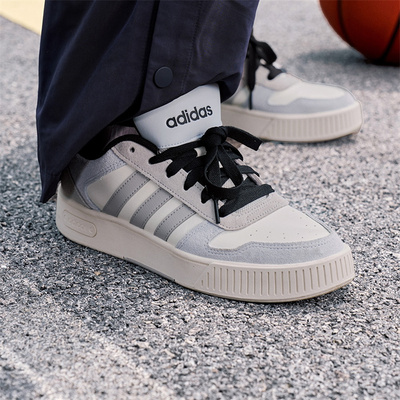 Adidas/阿迪达斯正品男女美高风休闲复古篮球板鞋运动鞋JR8327