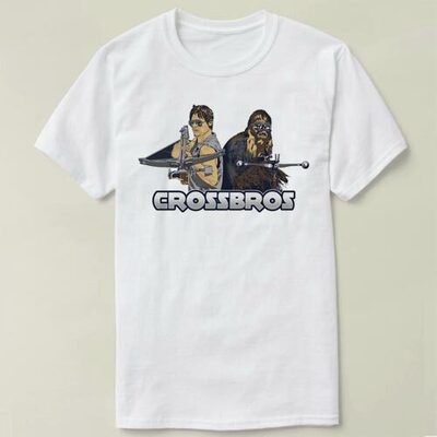 Daryl + Chewie = CROSSBROS 个性   来图  T-Shirt T恤 衣服