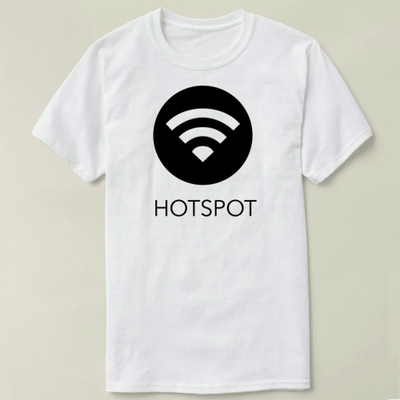 GEEK NERD programmer 极客 程序员 Wifi HotSpot  T-Shirt T恤