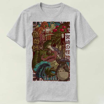 Ghibli Hayao Miyazaki Totoro  吉卜力 宫崎骏 龙猫 T-Shirt T恤