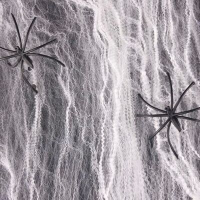 1Pc Halloween Decor Colorful Artificial Spider Web Cotton St