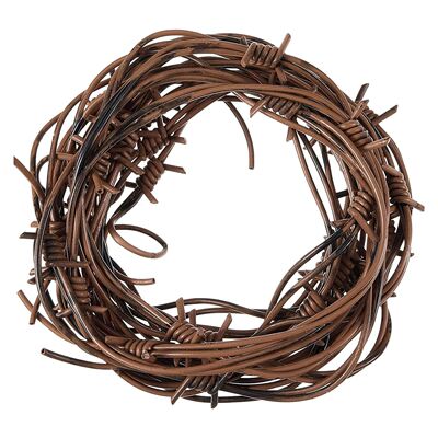 2.5M Fake Rusted Barbed Plastic Barb Wire Decoration Hallowe