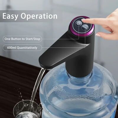 Portable electric water dispenser pump - suitable for 2-5 ga