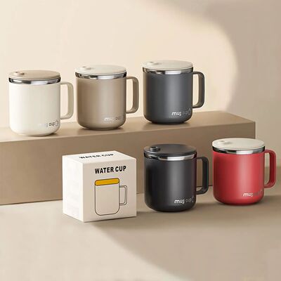 400ML Insulated Coffee Mug With Lid 304 Stainless Steel Doub