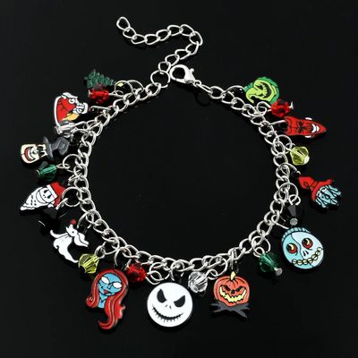 The Nightmare Before Christmas Bracelets for Women, Jack Ske
