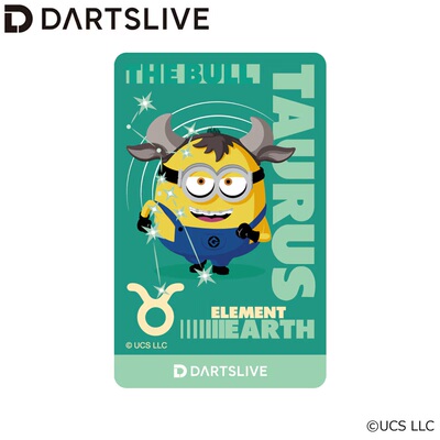 小黄人金牛座DARTSLIVE会员卡
