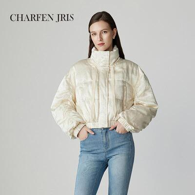 朝峰时髦短款棉服外套