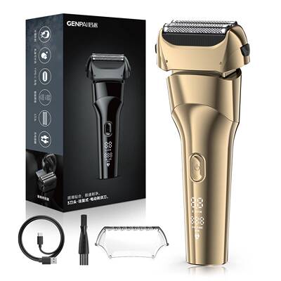 Reciprocating Shaver Men 3 Blades Pop-Up Trimmer LED IPX7
