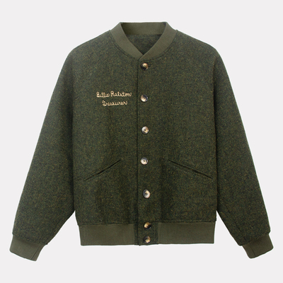 【树林送福利】CC-512100 羊毛毛呢外套女装休闲棒球服上衣