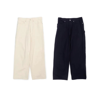 现货授权UNIVERSAL PRODUCTS DUCK PAINTER 宽松直筒画家裤25FW