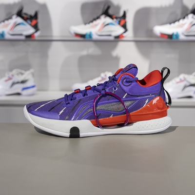 李宁男子减震透气低帮篮球鞋