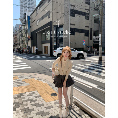 针织衫&蛋糕裙迟伞伞2024年秋季