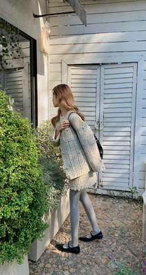 珍珠彩铅小香流苏羊毛套装