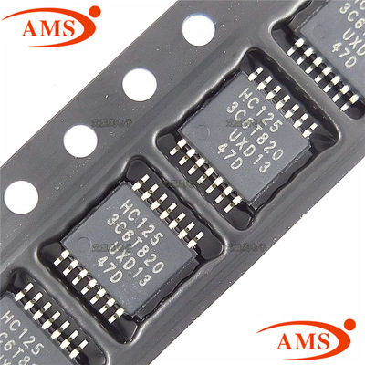 SN74HC125PW 丝印：HC125 TSSOP-14贴片 逻辑IC缓冲器 全新现货