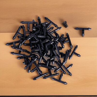 50pcs 3/5 Tee Connectors Plastic Micro Drip Pipe Connector