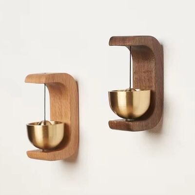 Magnetic Wood Doorbell Chime Hanging Wooden Wind Chimes