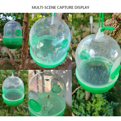 Hanging Wasp Insect Traps Reusable Yellow Jacket Trap Wasps