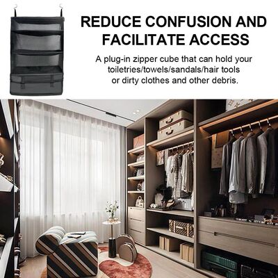 3 Tiers Portable Hanging Travel Shelves Bag Space Saving