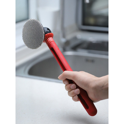 Brushing pots, stainless steel brushes, dishwashing and scr