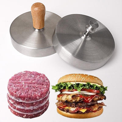 Cross border stainless steel hamburger beef pie mold presse
