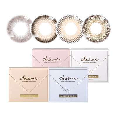 T-Garden系列美瞳日抛10p自然少女迷濛灰bambi小焦糖杏仁棕自然黑