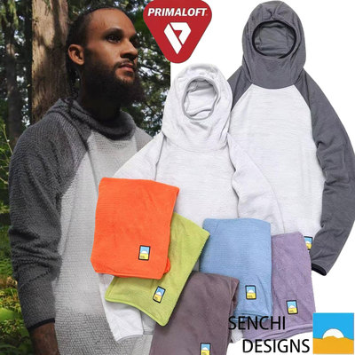 Senchi Designs Primaloft Evolve轻量化连帽抓绒衣户外动态保暖