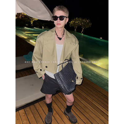 ESC MAN STUDIO/让当下每一秒都有意义 春夏休闲外套短款夹克上衣