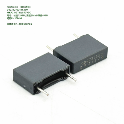 27nF 273J 550VDC MKP21 原装法拉 D323T273J41C380 薄膜电容器