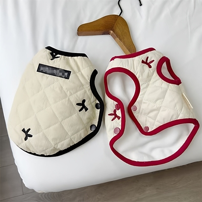 狗狗衣服秋冬款加绒猫咪马甲背心