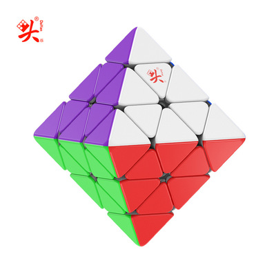 Pyraminx  speed magic cube 儿童扭计骰三角形魔术方块带教学