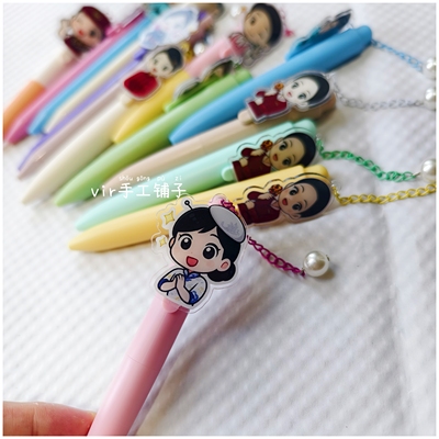 新款民航空姐口袋笔乘务员点餐记录笔飞友送礼物周边黑色中性笔考