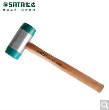 世达工具木柄安装锤橡胶橡皮榔头92501 92502 92503 92504 92505